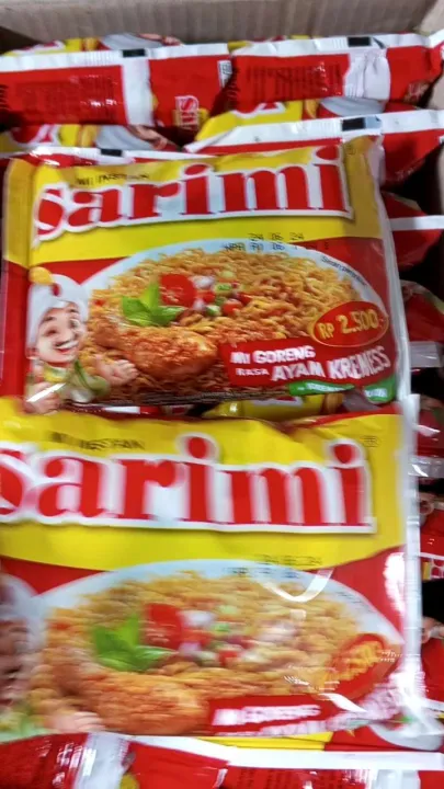 MIE SARIMI - Harga 20pcs/bungkus Sarimi Goreng Ayam Kremes - Sarimie ...