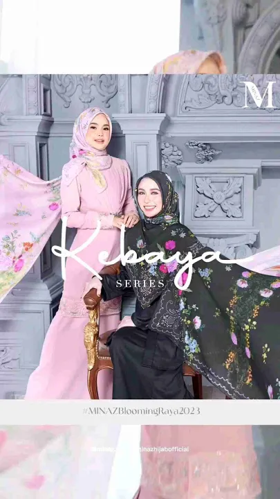 Minaz Hijab Blooming Raya 2023 | Lazada