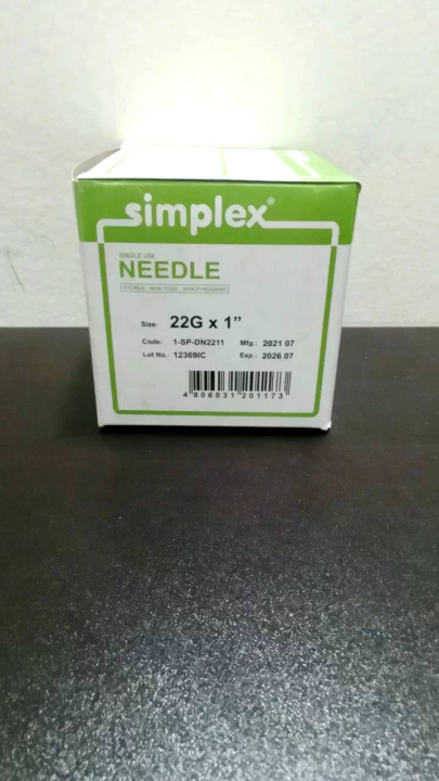 Simplex Needle 22G x 1" | Lazada PH