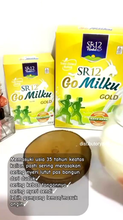 SUSU ETAWA TULANG DAN SENDI ASAM URAT GOMILKU SR12 ASLI ORIGINAL UNTUK ...