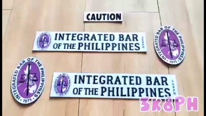 IBP MAGNETIC CAR STICKER - INTEGRATED BAR OF THE PHILIPPINES | Lazada PH