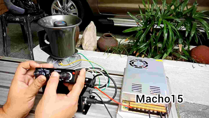 WANG WANG 8 Tones MAGNUM Siren - CROWN DU150w / Crown H5.5 Trompa with ...