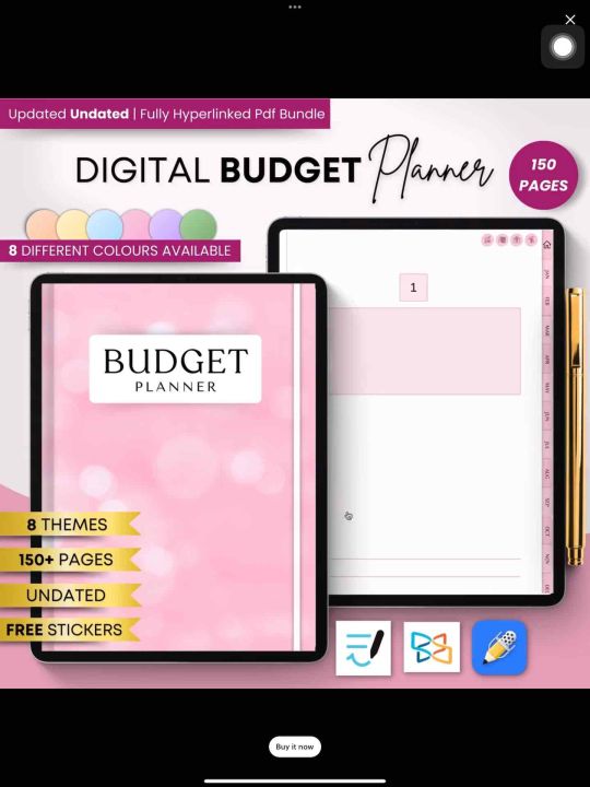 Digital Budget Planner, Finance Tracker, Finance Planner, Digital ...