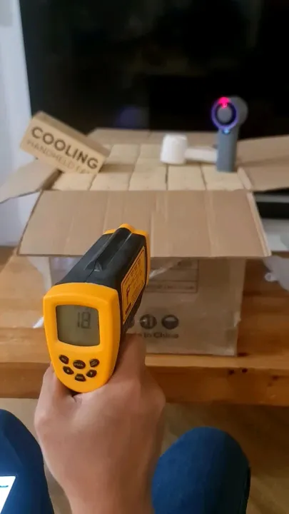 M57 Refrigeration Turbo Cold Air Fan, handheld ice cooling fan, turbo ...