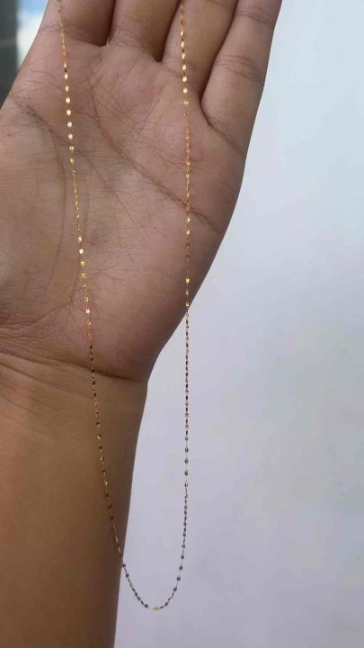 GoldandJewel 18K Gold dancing chain big fine and chunky real and ...