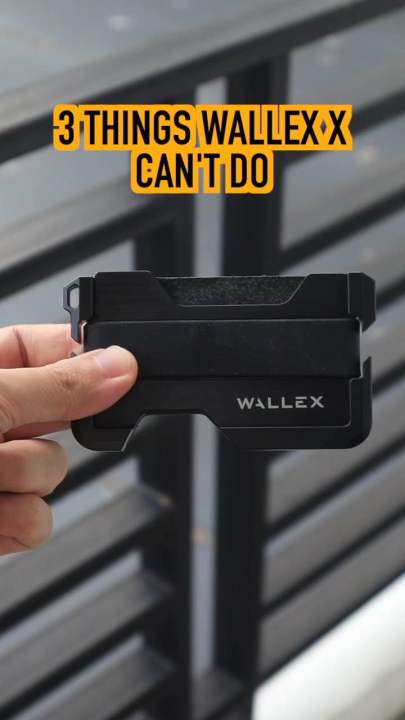 Wallex X Slim Tactical RFID Blocking Cardholder Wallet PU Leather | Lazada PH