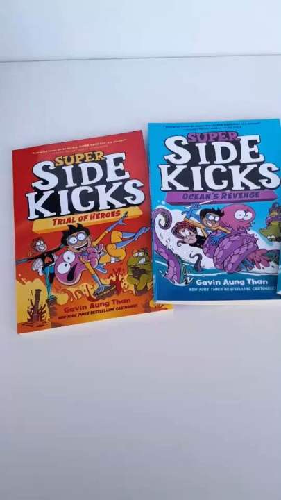 Super Sidekicks หนังสือวรรณกรรม graphic novel ภาษาอังกฤษ เกี่ยวกับฮีโร่ ...