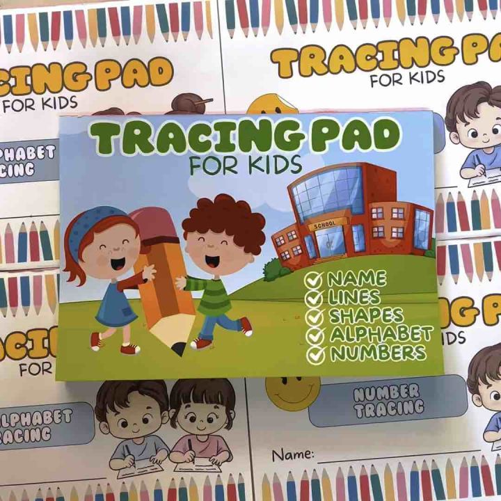 Complete Tracing Pad for Kids - Name, Lines, Shapes, Alphabet and ...