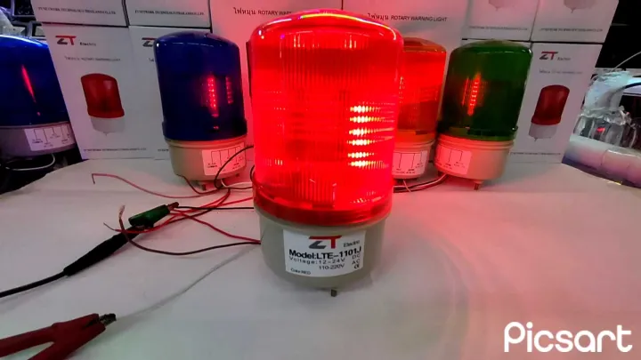 LTE-1101,1101J/ZTไฟไซเรน,ไฟฉุกเฉิน,ไฟบอกสัญญาณแบบ LED,ไฟหมุน Rotary ...