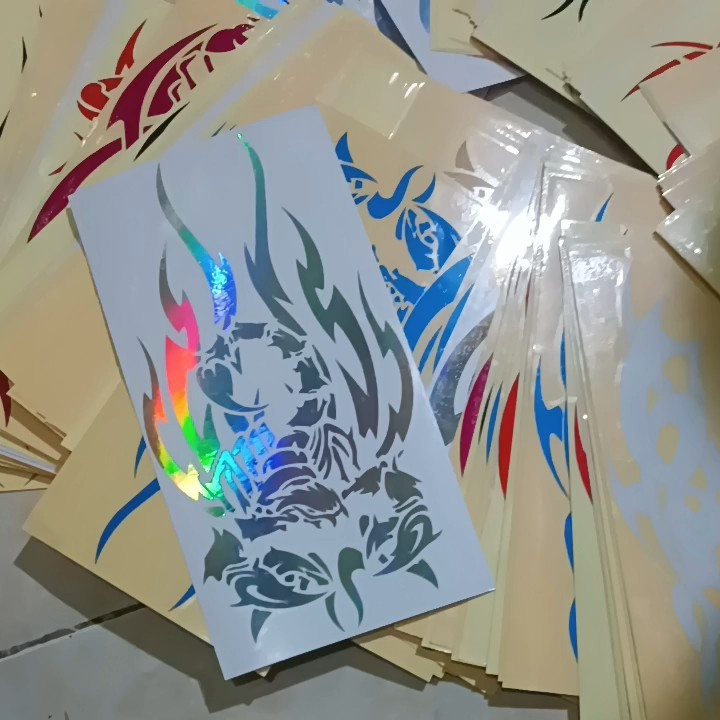 sticker triball cutting sticker motor | Lazada Indonesia