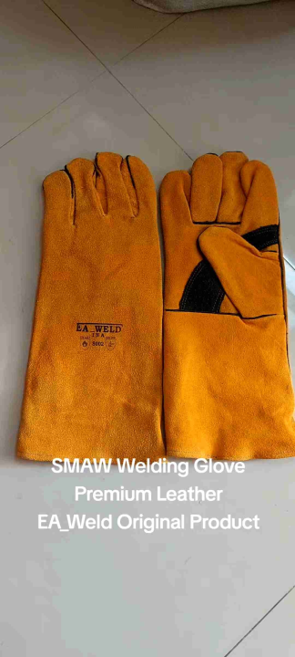 Sarung Tangan Las Listrik. SMAW Welding Glove. Premium. EA Weld Product ...