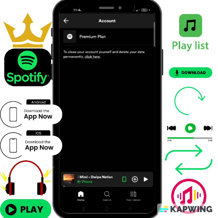 🔥Premium Spotify Subcription Package👑(Premium Account) Spotify Pro Apps ...