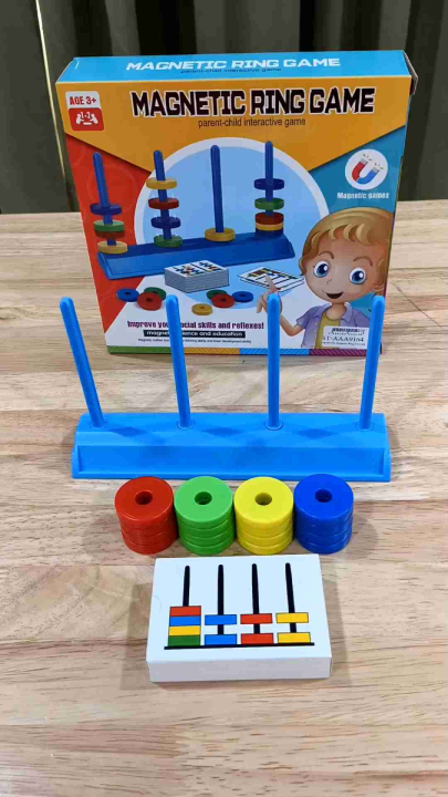 🏅Kids learning🏅Magnetic Ring Game เกมส์ฝึกสมอง งานแม่เหล็ก เกมส์เรียง ...