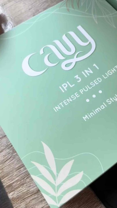 CAVY PLUS IPL เครื่องเลเซอร์กำจัดขน หน้าใส ลดสิว 3 ฟังก์ชัน พร้อมโหมด ...