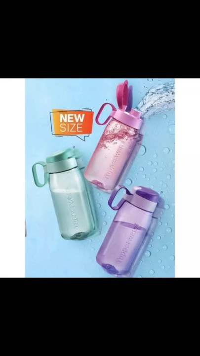 Tupperware H2GO Tumbler Water Bottle 550ml Purple / Pink / Green - 1pc | Lazada