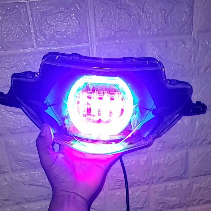 LAMPU DEPAN SUPRA X 125 LAMA BILED BILLED PROJIE LED 2004 2005 2006 ...