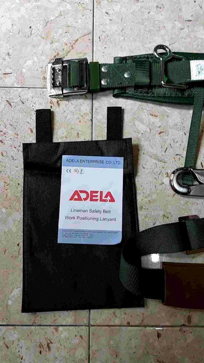 ADELA H117 LINEMAN SAFETY BELT TAIWAN MADE | Lazada PH