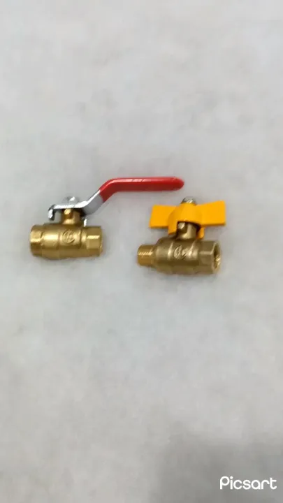 Ball Valve Kuningan 1/4" TAIWAN - Stop Kran Angin Jet Cleaner 1/4 Inchi ...