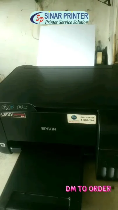 Epson L3110 All In One EcoTank Printer Counter Print 880an Lembar Kondisi Normal Siap Pakai ...