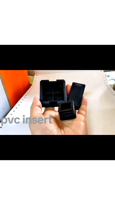 PVC Plastic Rectangular insert/ Hollow cap/ Steel Bar Cap/ Square ...