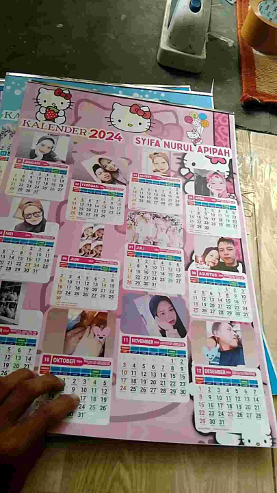 kalender 2024 custom | Lazada Indonesia