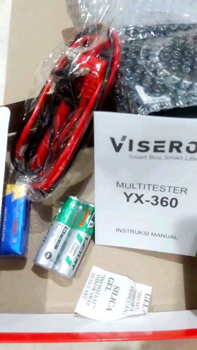 MULTITESTER VISERO / MULTIMETER ANALOG VISERO YX 360TRN + BATTERY ...