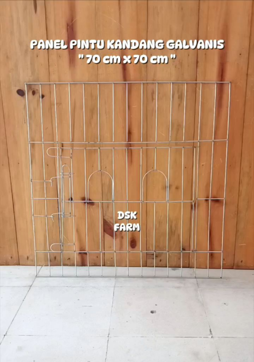 Pintu Kandang Galvanis 70x70 cm (Free extra packing full kardus ...
