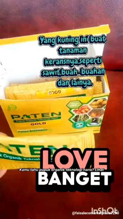 PUPUK PATEN GOLD ORIGINAL | Lazada Indonesia