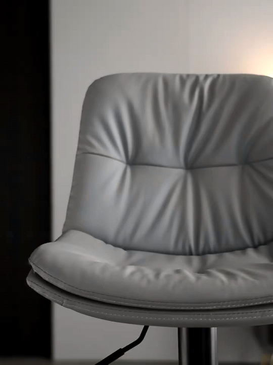 Nordic bar chair simple modern backrest light luxury bar chair lifting ...