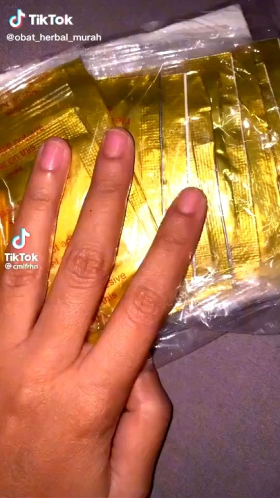 Paket 6 Box /Sachet isi 60 Pcs Kinoki Gold Original,Detok Racun ...