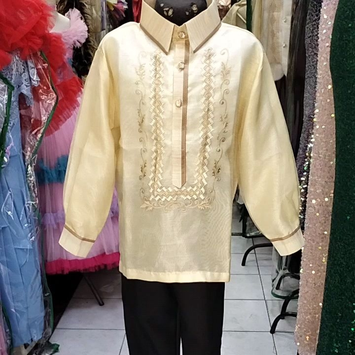 Barong Tagalog (kids size 3-14 yrs /adult) assorted Burda | Lazada PH