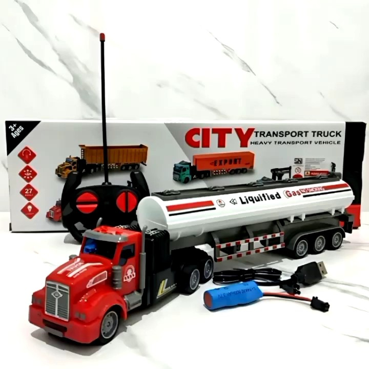 Mainan RC Truk Tangki BBM Pertamina Remote Control Car Baterai Cas ...