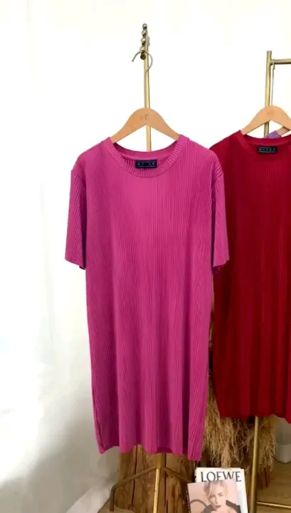 ️Minidress: มินิเดรส ยาวเหนือเข่า ผ้าพลีท ใส่สวย สบาย ชิลล์ได้ทั้งวัน ...