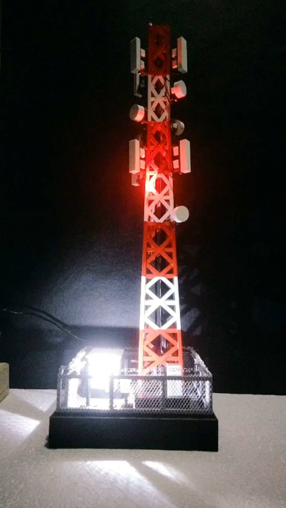 Miniatur Tower BTS sinyal 2 Sector | Lazada Indonesia