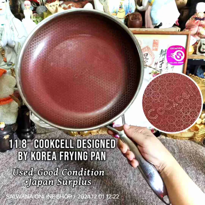 11.8 COOK CELL HYBRID NON-STICK FRY PAN DESIGNED BY KOREA (USED ...