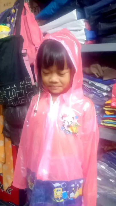 JAS HUJAN ANAK PAUD UMUR 3 4 5 6 TAHUN ANAK TK HAPPY KID DOL PIN KID ...