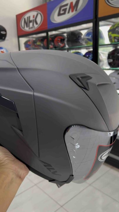 HELM ALV ULTRON PRO WARNA GREY DOF HELM HALF FACE TERBARU STANDAR SNI ...