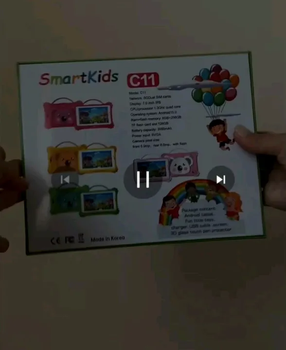 C11 SmartKids Tablet C12 C14 C15 Tablets Dual Sim 128GB Expandable ...