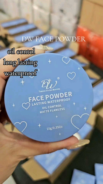 Dw Face Powder Waterproof oil control long lasting foundation 10g ...
