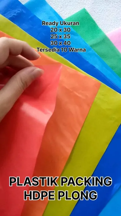 Plastik HD Plong Packing Kantong Paking Bungkus Online Shop Belanja ...