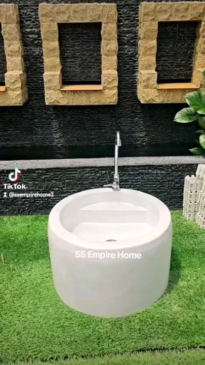 B3 Basin Wudhu Wuduk Sink Sinki Fiberglass Portable Footwash Cuci ...