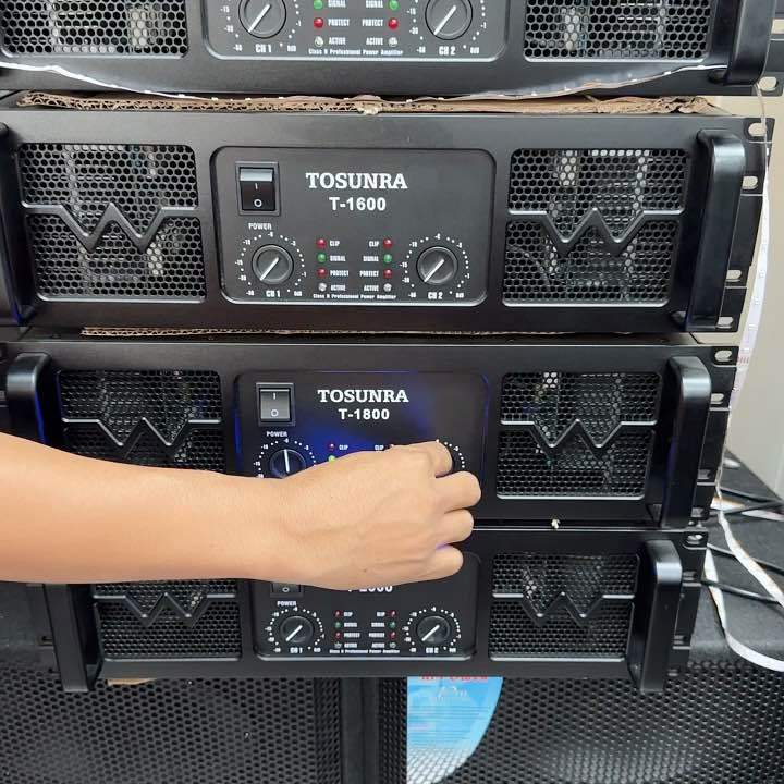 🥇【TOSUNRA】 T-1800 POWER AMPLIFIER PROFESSIONAL AMPLIFIER 1500W HOME ...