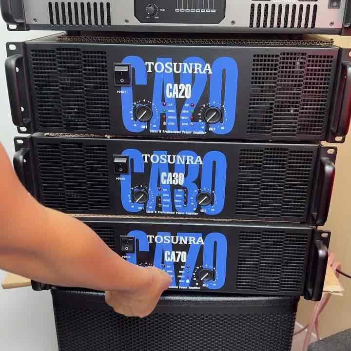 🥇【TOSUNRA】CA70 POWER AMPLIFIER 1500W*2 Karaoke Professional Power ...