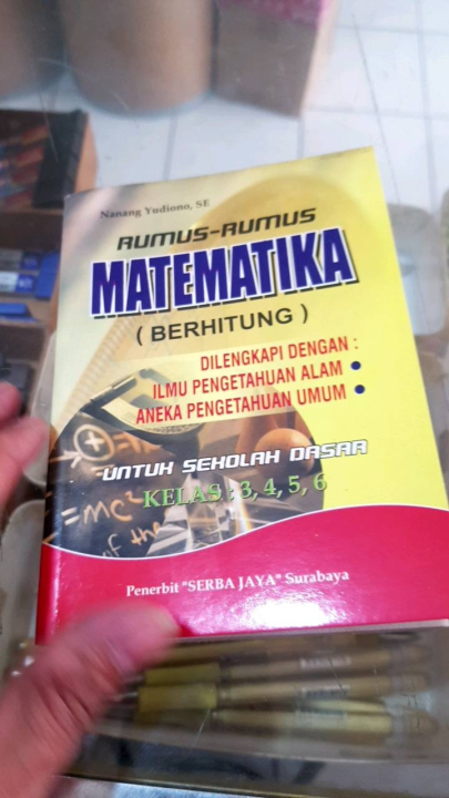 Cover Baru. Buku Rumus-rumus matematika untuk SD kelas 3 4 5 6 | Lazada ...