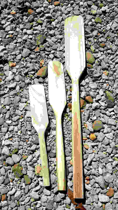 ไม้พาย 30, 40, 50, 60, 70 ซม. หน้ากว้าง 2-2.5 นิ้วไม้พายเล็ก ไม้พาย ...