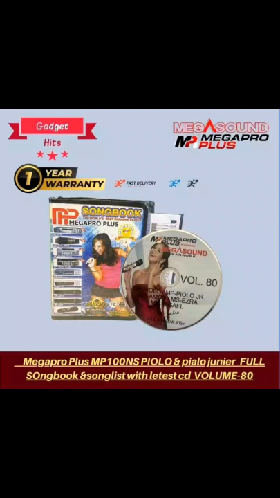Megapro Plus Songbook/Songlist/Volume 83 CD for MP-100 Piolo, MP-100JR ...