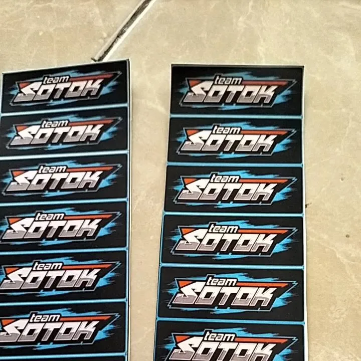Stiker Team Sotok | Stiker 1 Lembar | Stiker Pack Isi 12 Biji Bahan ...