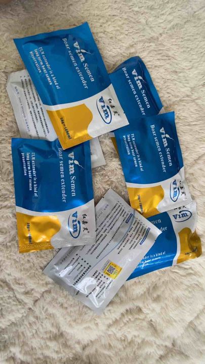 VIM 7-9 days Boar Semen Extender Powder 50g Long term extender pig ...