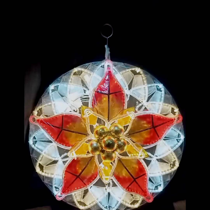 ‼️Special Capiz Poinsettia Christmas Parol / Lantern (16 inches ...