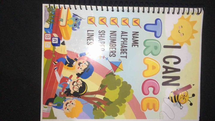 Tracing Book (Name,Alphabet,Numbers,Lines,Shapes) | Lazada PH
